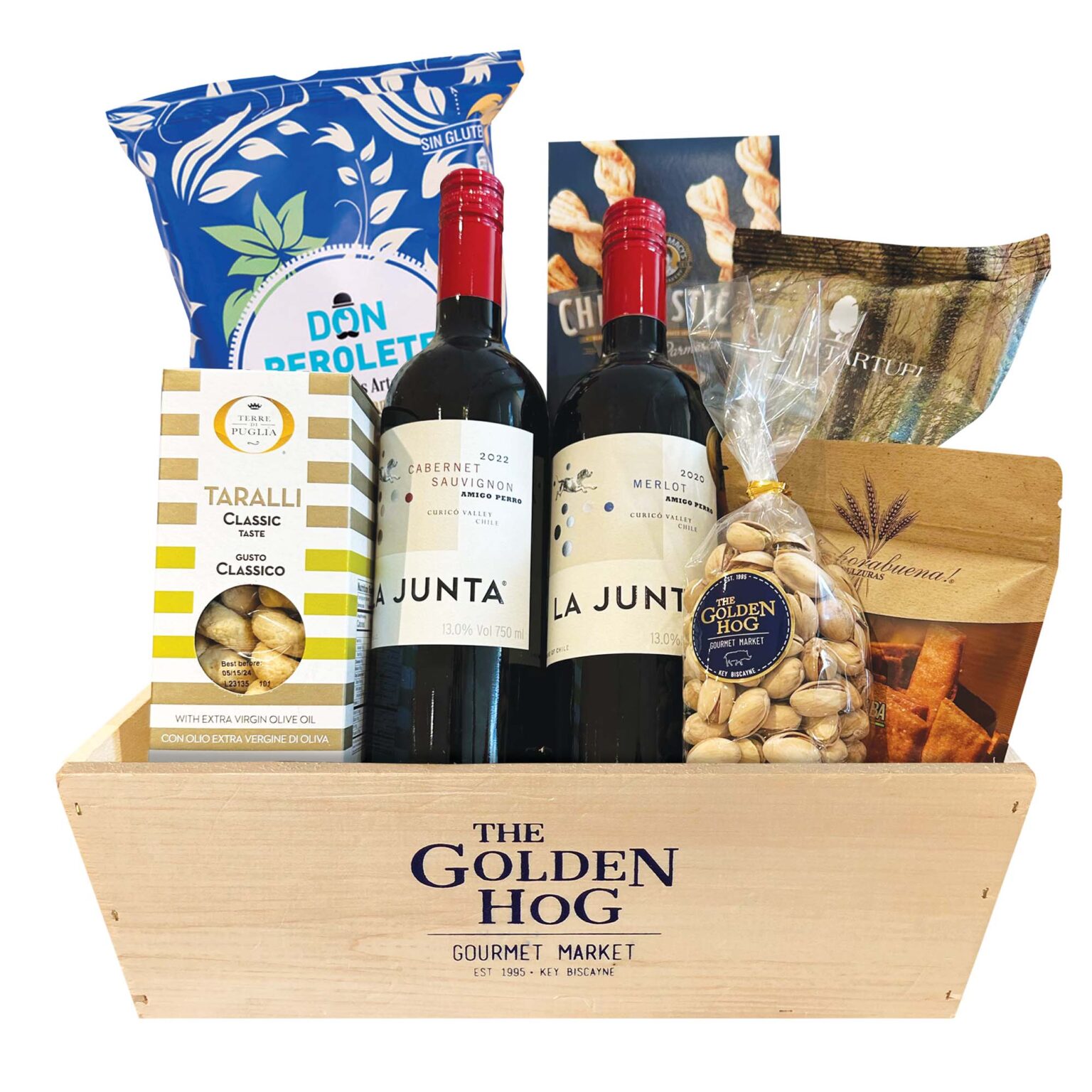WINE & SNACKS - The Golden Hog - Key Biscayne FL