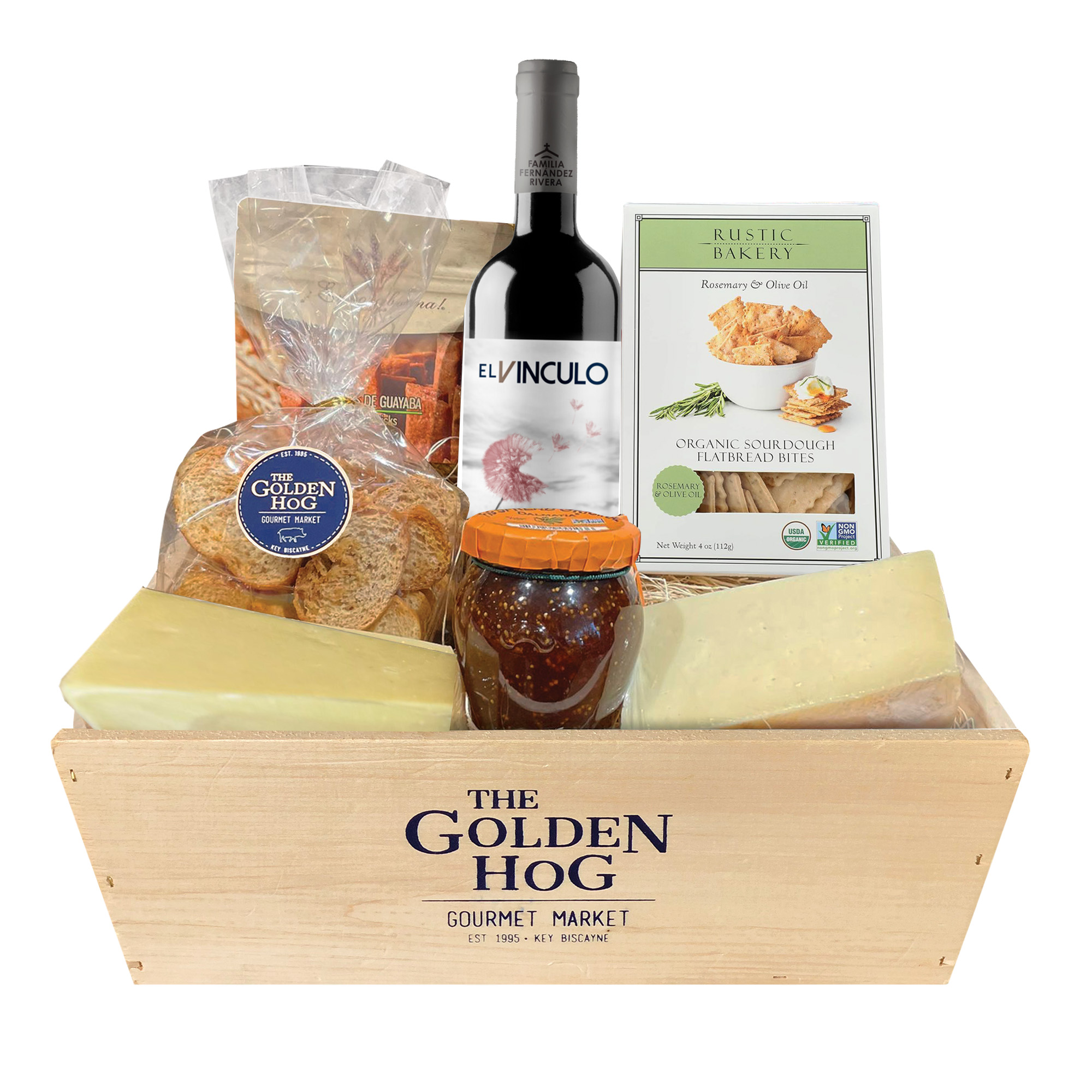 WINE & CHEESE - The Golden Hog - Key Biscayne FL
